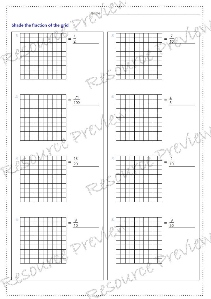 Fraction and decimal – Sparkle Arcs
